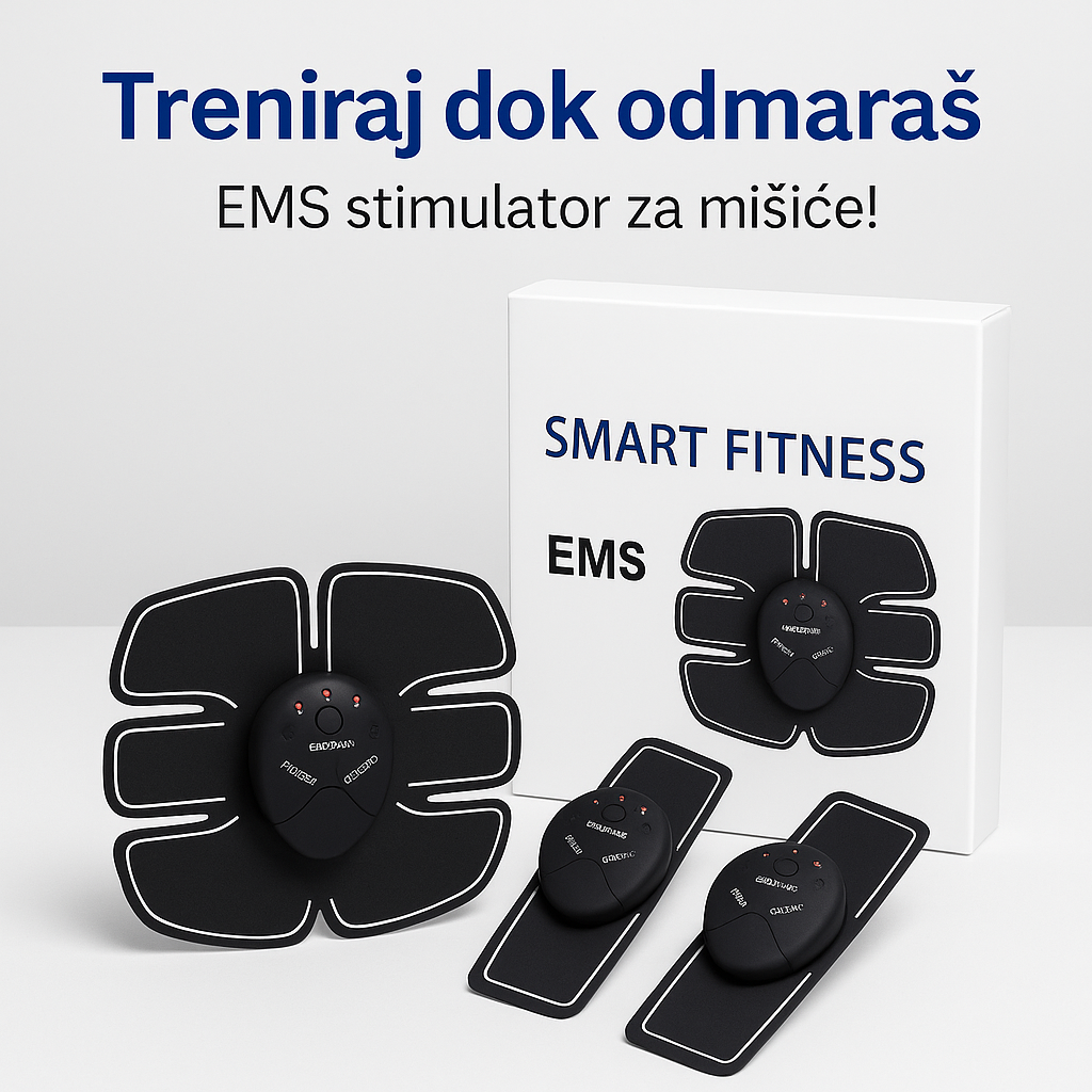 EMS fitnes STIMULATOR mišića za oblikovanje tela i mršavljenje - pokupi.rs